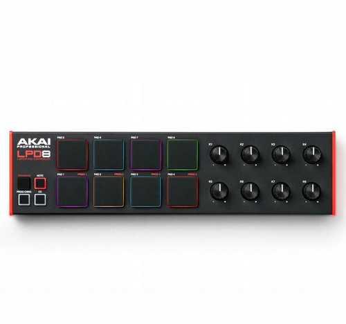 Midi-контроллер akai PRO LPD8 mkii