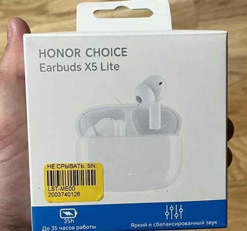 Беспроводные наушники honor earbuds x 5 pro