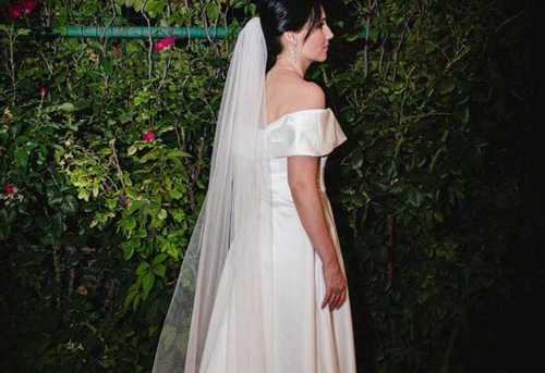 Свадебное платье 44, прокат