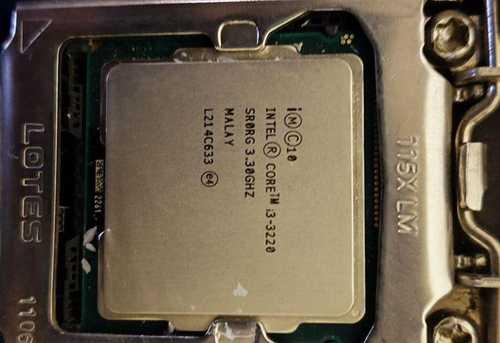 Intel core i3 3220 с материнской платой