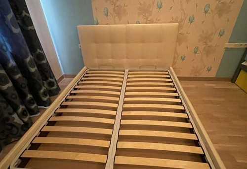 Кровать двуспальная Аскона с подъемным механизмом