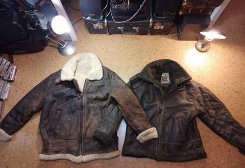 Дублёнка куртка зимняя pilot бомбер aviator USA