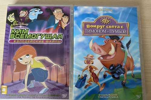 DVD диски с мультфильмами для детей