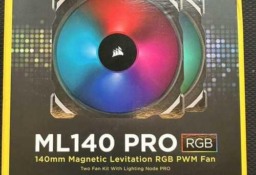 Комплект вентиляторов Corsair ML140 Pro RGB