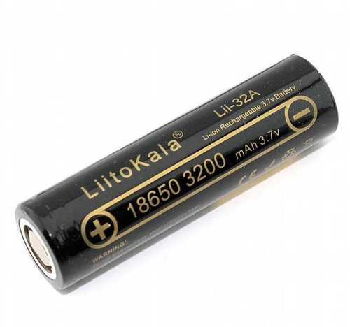 Аккумулятор типа 18650 Li-Ion LiitoKala Lii-32A 3200mAh, 3.7V