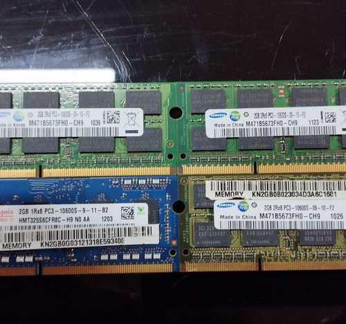 Оперативная память ddr3 для ноутбука