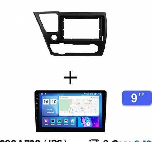 Магнитола Honda Civic 9 US 2013-2016 Mekede M600S 6 128G carplay