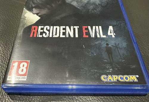 Resident Evil 4 remake PS5 диск