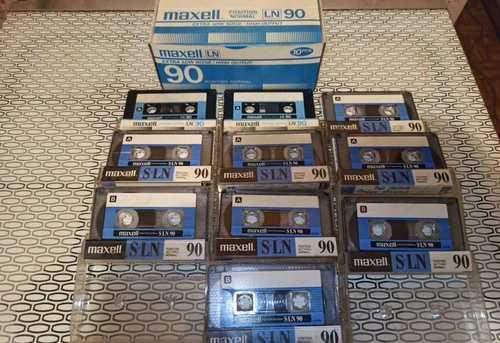 Аудиокассета Maxel LN90 S-LN90 Toshiba Made Japan