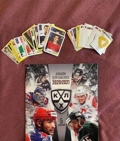 Наклейки Panini кхл 2020-2021