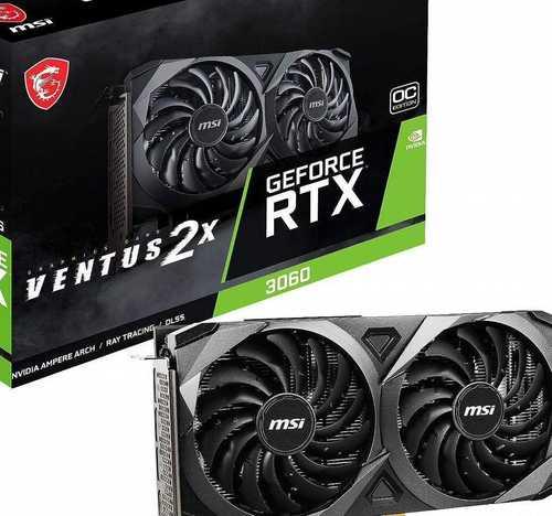 Новая MSI GeForce RTX 3060 Ventus 2X OC 12Gb