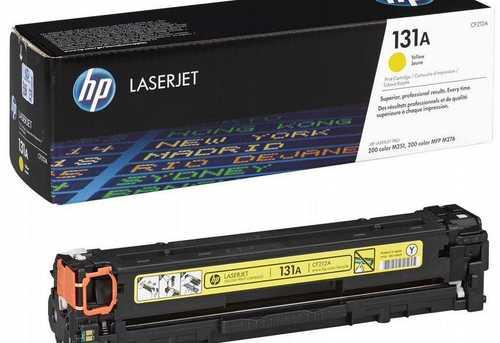 Картридж HP CF212A желтый, № 131A оригинальный