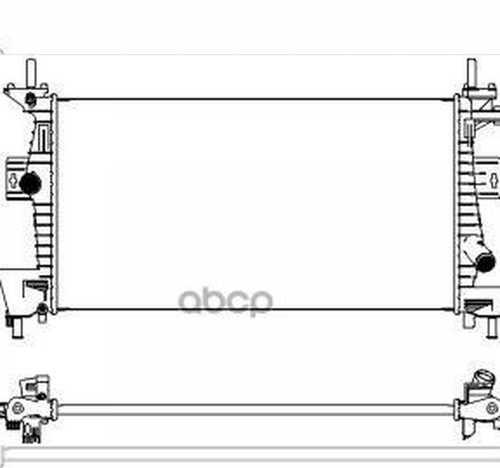 Радиатор системы охлаждения ford focus 1.6 2010