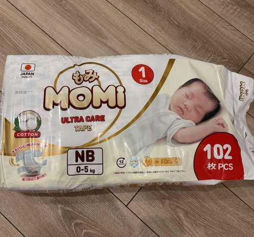 Подгузники momi ultra care NB