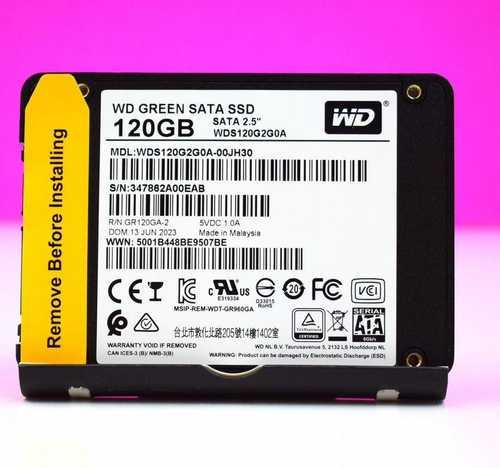 Жесткий диск Western Digital 120GB GR 120GA-2 2,5"