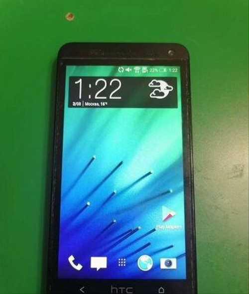 Смартфон HTC One dual sim чёрный