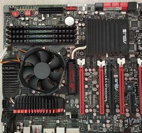 Материнская плата asus maximus V extreme с процесс