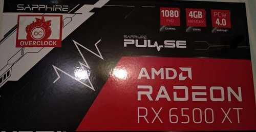 Sapphire pulse rx 6500 xt новая