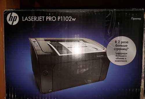 Принтер лазерный hp p 1102w