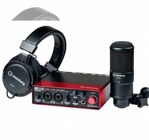 Аудиоинтерфейс Steinberg UR22C Red Recording Pack