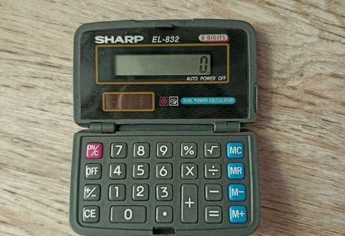 Калькулятор Sharp EL-832