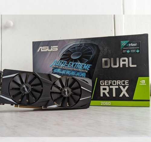 Видеокарта Asus RTX 2060 6 GB Dual