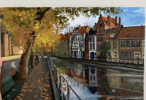 Картина маслом «Амстердам»