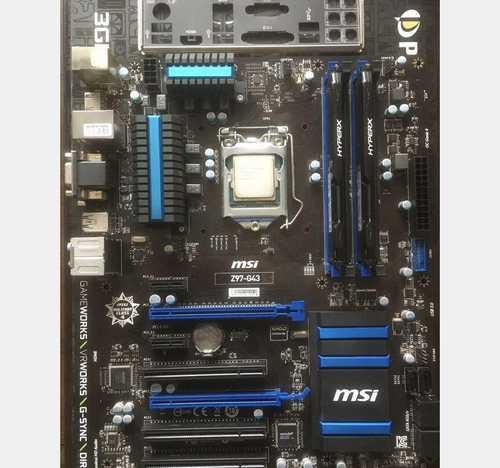 MSI Z97-G43 4LV DDR3/DDR3 ATX (Socket LGA1150)