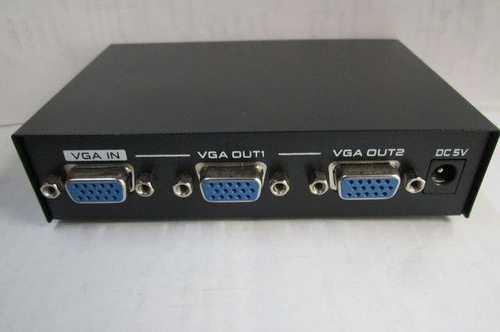 VGA Сплитеры на 2 и на 4 монитора