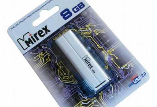 USB флешка Флешка 8 гб Mirex Line White