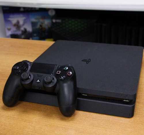 Sony playstation 4 slim 1tb 2 геймпада