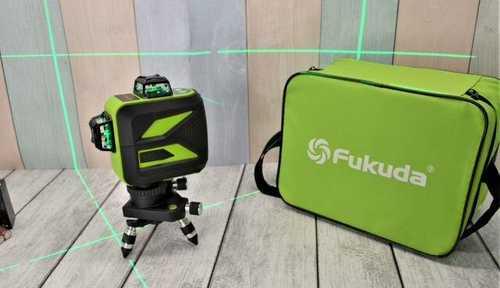 Лазерный уровень fukuda 3gx 3D зеленый 12 линий