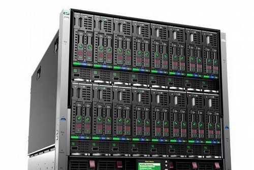 HPE BladeSystem C7000 G3 + 4x BL460 Gen9 384Gb