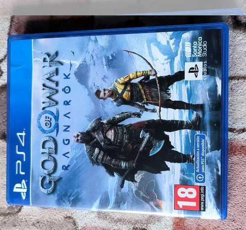 God of war ragnarok ps4 диск