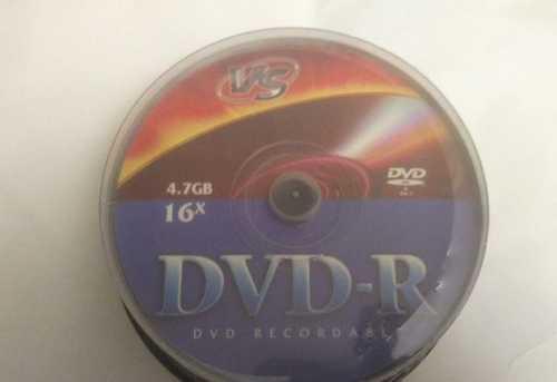 Диски DVD-R 4.7Gb 25 штук новые