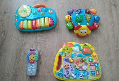 Развивающие игрушки Пианино и телефон fisher price