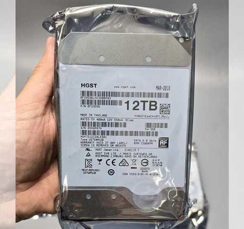 Жесткий диск 3.5" hgst 12TB HUH721212ALE601 ref