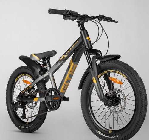 Велосипед sitis crosser 20" (2024) Black-Grey-Bronze Vol360