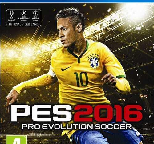 Pro Evolution Soccer 2016 (PS4) б/у, Русские Субти