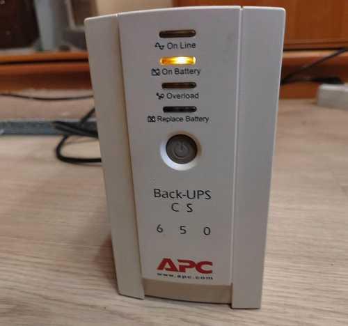 Ибп apc back ups cs 650