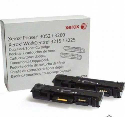 Xerox 106R02782 Тонер-картридж xerox Phaser 3052/3260/WC 3215/25 (o) 3K (двойная упаковка)