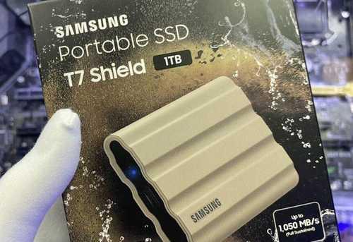 1Tb Samsung T7 Shield бежевый MU-PE1T0K/WW