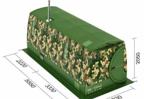 Отапливаемая зимняя палатка Мобиба «мб-552 М3»