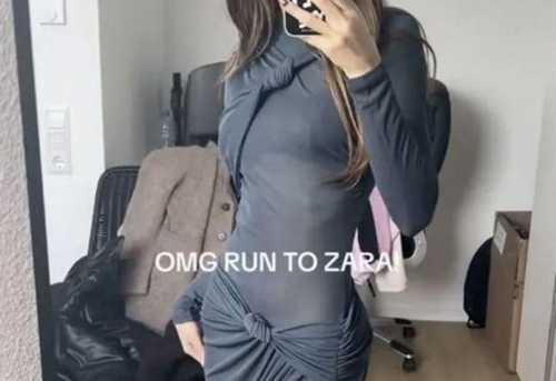 Платье полупрозрачное Zara