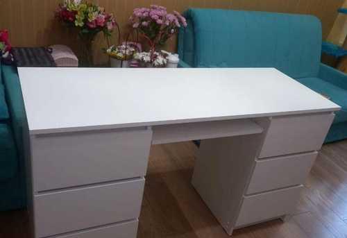 Письменный стол белый с ящиками