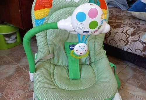 Шезлонг кресло качалка для новорождённых 0+ chicco