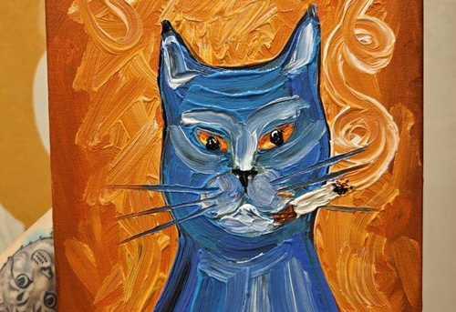 Картина Синий кот