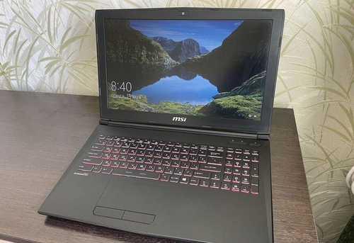Игровой ноутбук 15.6" MSI GP62M 7RDX-1661XRU Leopard, 1120 ГБ, Core i7-7700HQ, RAM 16 ГБ, GeForce GTX 1050 4 ГБ