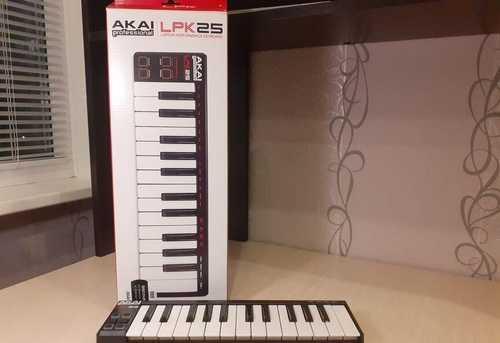 Akai PRO LPK25 midi-клавиатура