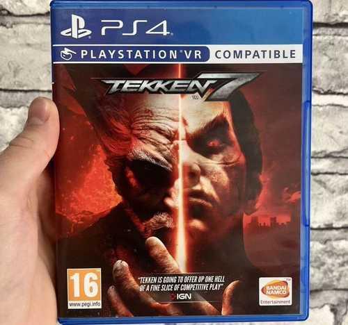 Диски на ps4 Tekken 7